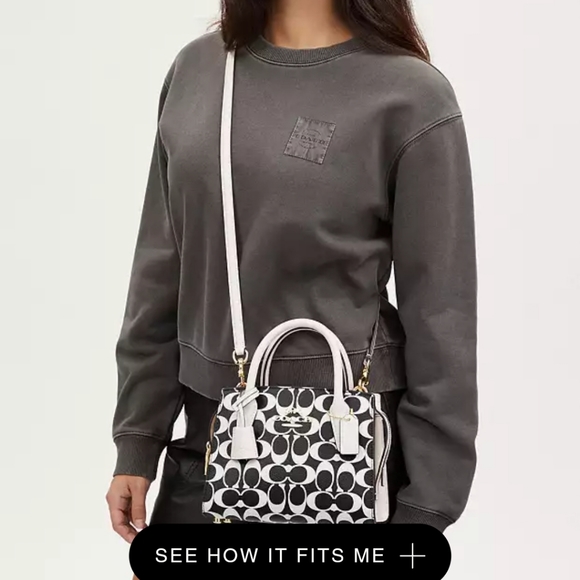 Coach | Bags | New Goldblack Multi Andrea Carryall In Signature Canvas ...